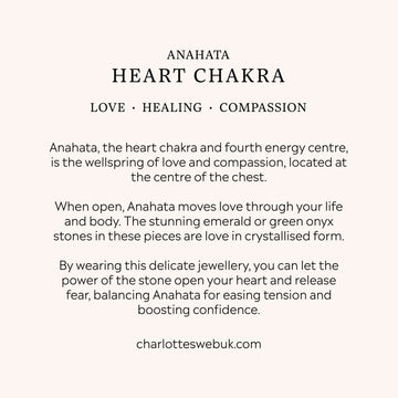 Heart Chakra Necklace Gold | Chakra Jewellery | Charlotte's Web