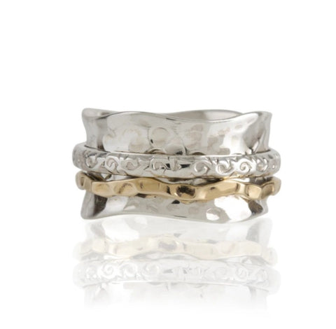 Spinning Rings | Silver Meditation Rings | Charlotte’s Web Jewellery ...