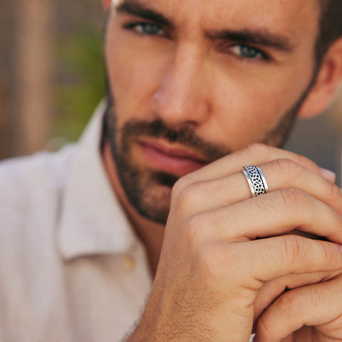 Mens Spinning Rings | Mens Silver Jewellery | Charlotte’s Web ...